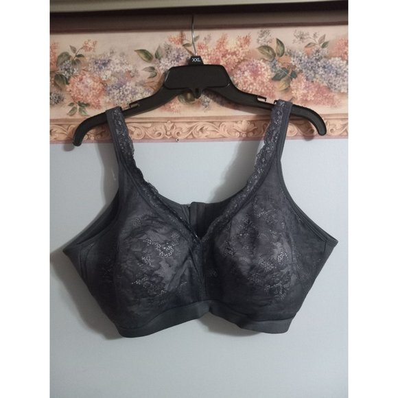 Cacique | Intimates & Sleepwear | Cacique 42dd Grey Lined Lace Wireless ...